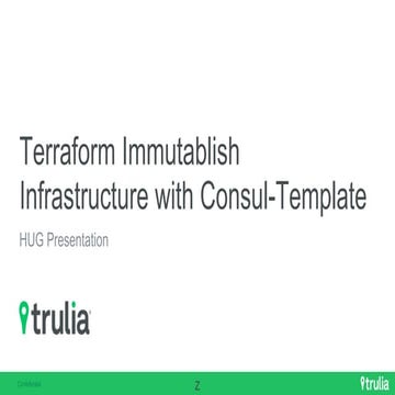Terraform Immutablish Infrastructure with Consul-Template | PPT