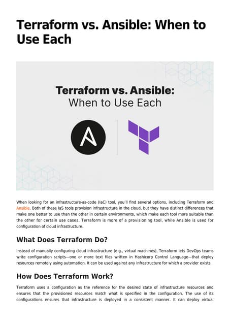 Terraform Basics | PPT