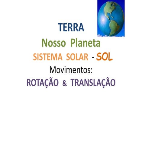 Planeta Terra-atividade 5º ano | PDF