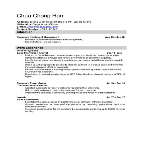 Terrence official resume | PDF