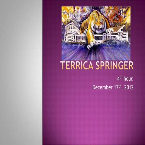 Terrica springer | PPTX