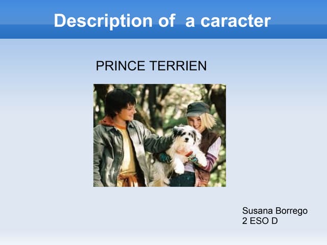 Bridge To Terabithia Prince Terrien