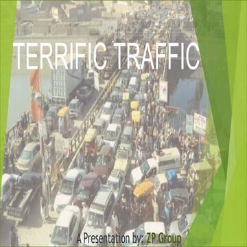 Traffic problem of Silchar | PPT