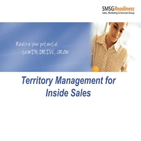 Territory management for inside sales leader notes | PPT