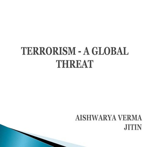 Terror Global Threat | PPT | Terrorism | Sensitive Topics