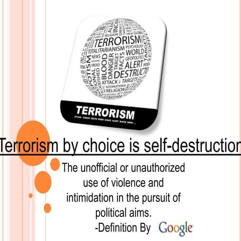 Terrorism | PPTX | Terrorism | Sensitive Topics