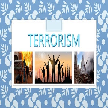 Terrorism | PPTX