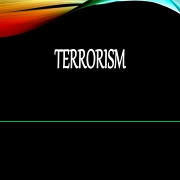 Terrorism(1) | PPT