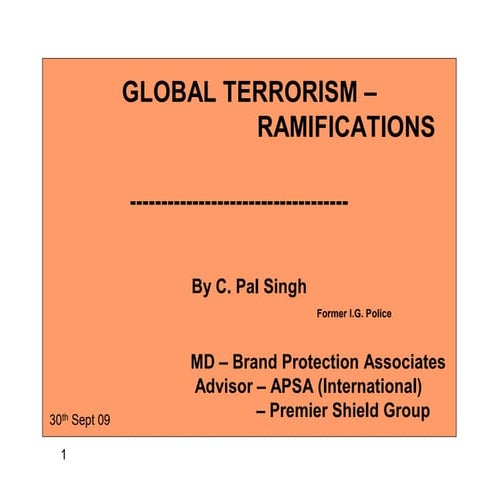 10 terrorism | PPTX