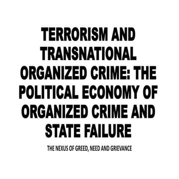 TRANSNATIONAL CRIME, ECONOMIC CRIMES, ORGANIZATION pptx | PPTX