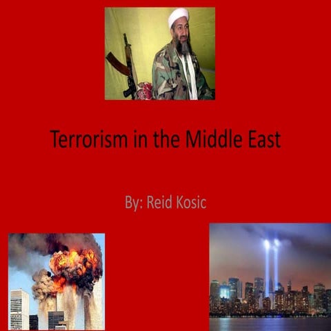 Terrorism in the middle east | PPTX