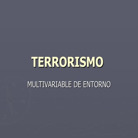 Terrorismo para imprimir | PPT