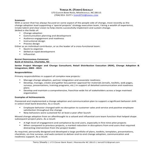 Charles McGowan Resume | DOC