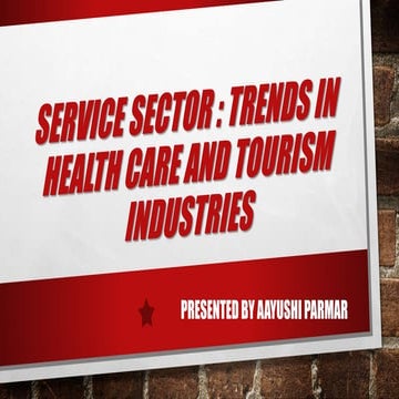 Tertiary sector | PPTX