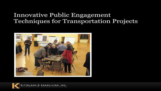 Public Involvement Techniques