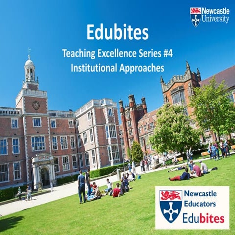 Teaching Excellence Series: Institutional Approaches | PDF