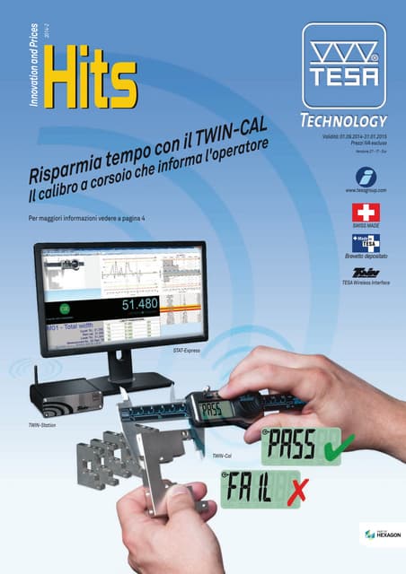 TESA MH3D DUAL, TESA SCAN e TESA VISIO | PDF