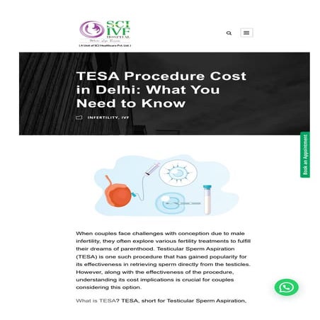 TESA Procedure Cost in Delhi: What You Need to Know | PDF | Infertility ...