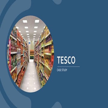 Tesco operations and supply chain | PPTX
