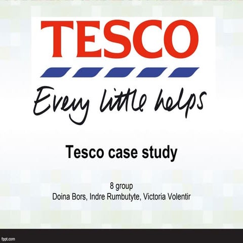 Tesco case study | PPT | Retail Industry | Industries