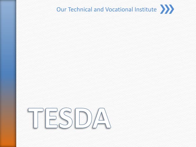 Tesda | PPTX