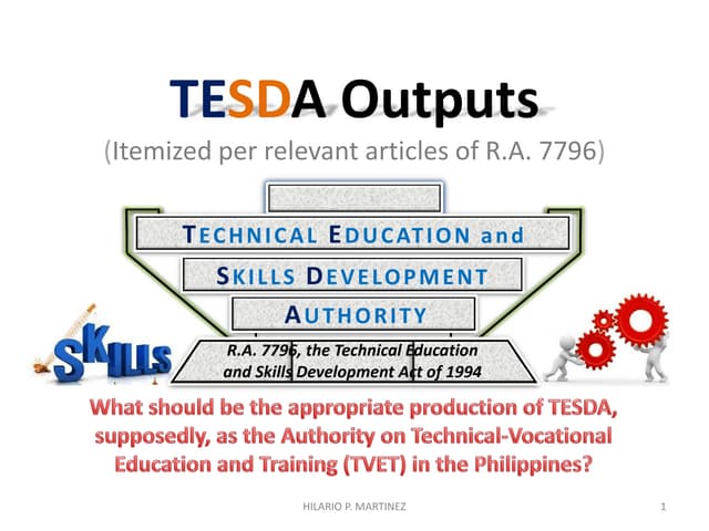 RA 7796: TESDA ACT OF 1994 | PPTX