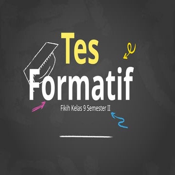 Tes Formatif Fikih dengan jawaban Kelas 9.pptx