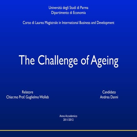 The Challenge of Ageing | PDF