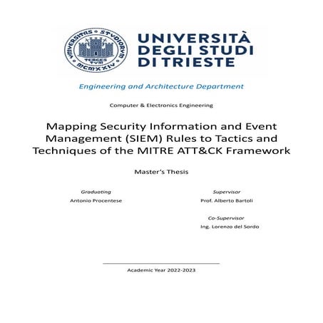 Mapping Security Information and Event Management (SIEM) Rules to ...