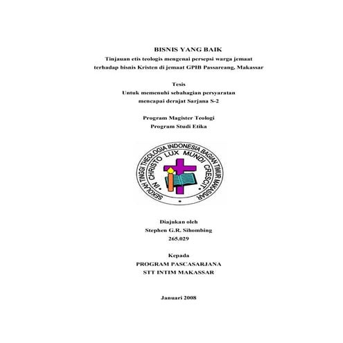 Tesis master-pdt-sgrsihombingmth-120326060617-phpapp02 | PDF