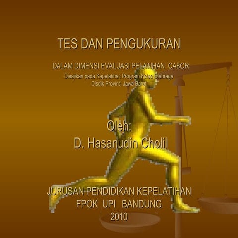 Tes Kur dlm Dimensi Evaluasi Pelatihan Cabor.ppt