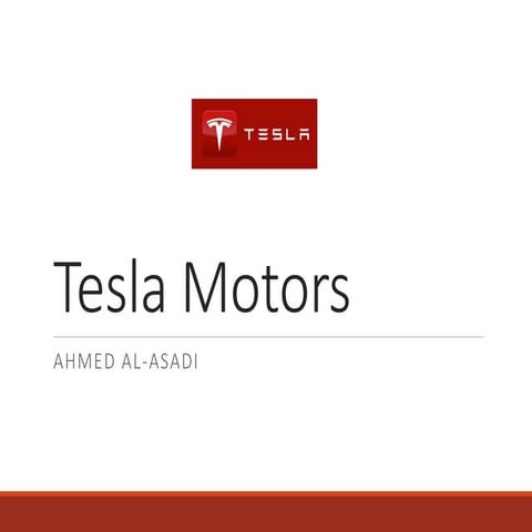 Tesla | PPTX | Automotive Industry | Industries