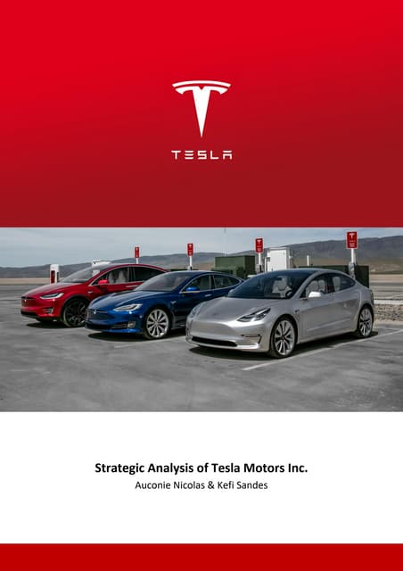 Tesla Motors Introduction Into INDIA | PPTX