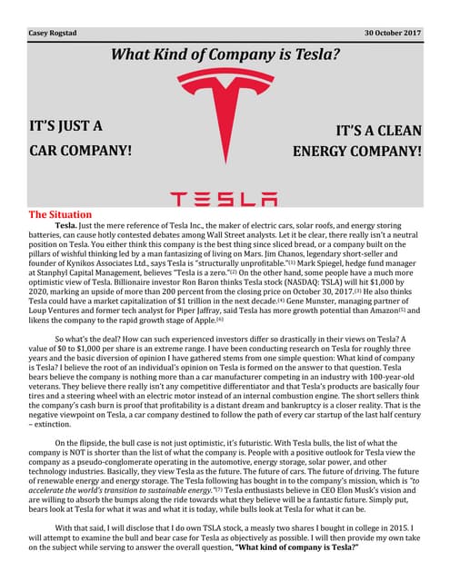 Tesla ppt | PPTX | Automotive Industry | Industries