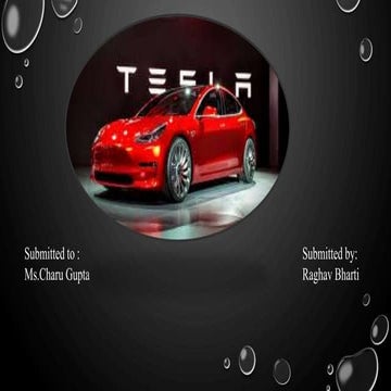 Tesla | PPTX | Automotive Industry | Industries