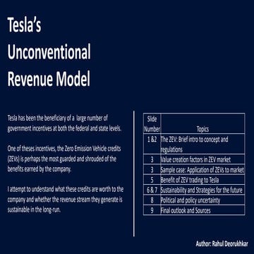 Tesla unconventional revenue streams | PDF
