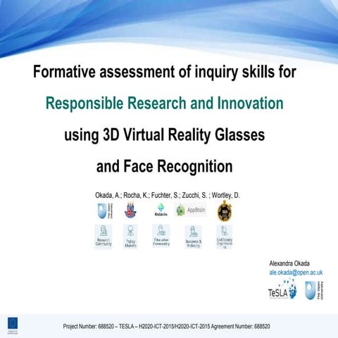 Immersive Learning with Virtual Reality and Face Recognition | PPTX