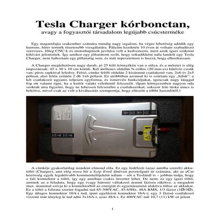 Tesla charger | PDF