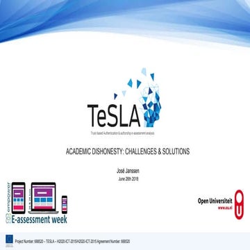 EMPOWER E-Assessment week: Academic dishonesty: challenges & solutions ...