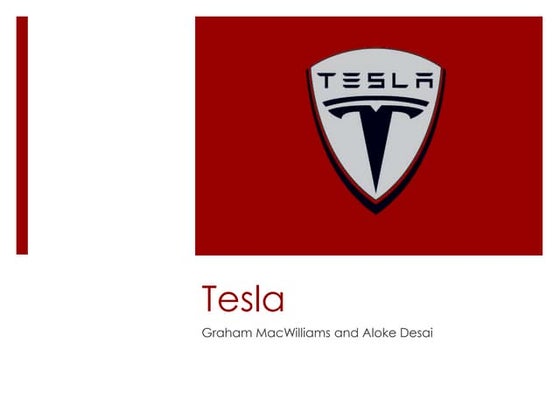 Tesla Company Presentation | PPT