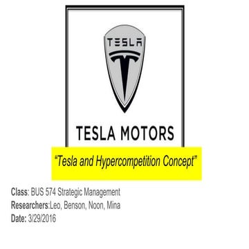 Marketing Positioning Tesla / Positioning a product