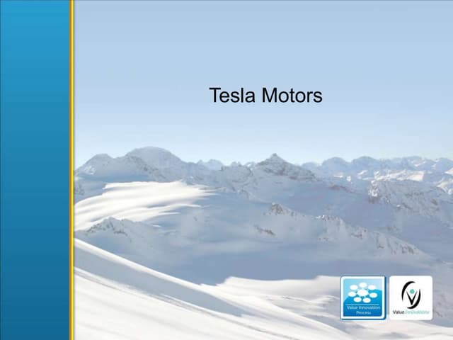 Tesla Motors Presentation | PPSX | Automotive