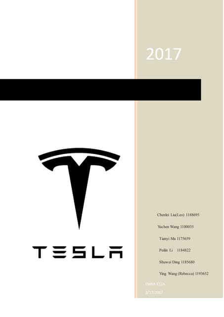Marketing Positioning Tesla / Positioning a product