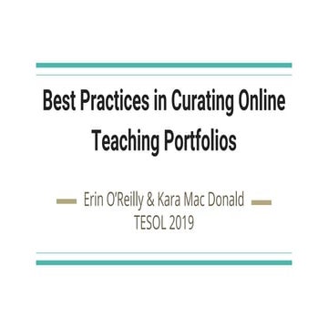 E portfolio and its uses presentation pp | PPTX