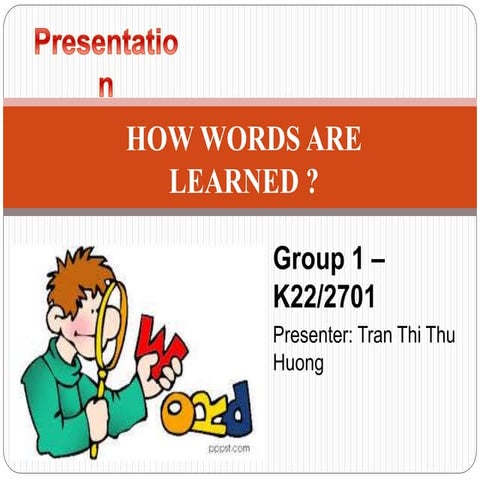 Learning Vocabulary | PPT