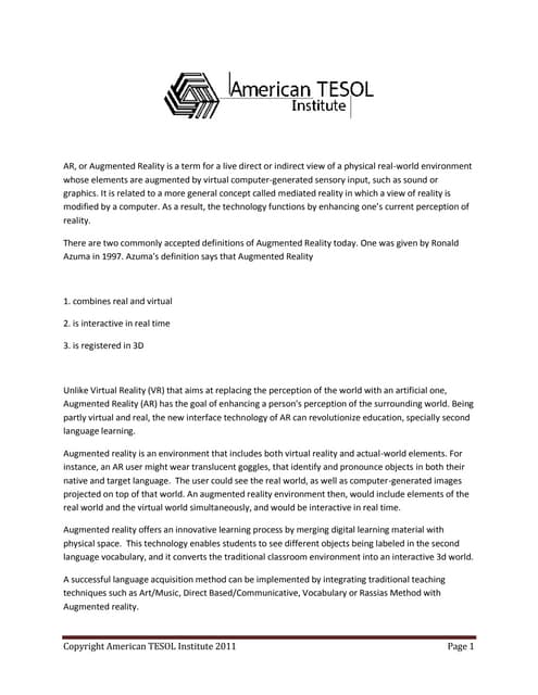 Five approaches to TESOL | PDF