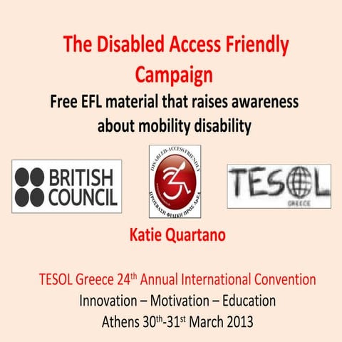 The Disabled Access Friendly Campaign | PPT