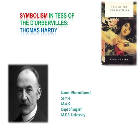 symbolism in Tess | PPT