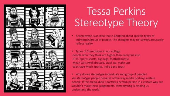 Stereotypes | PPTX | Family and Relationships