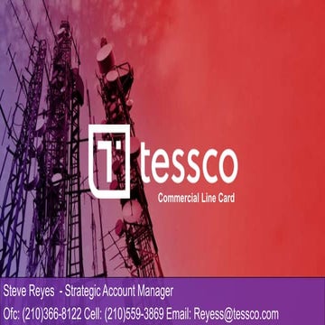 Tessco Line Card 2019 | PPT